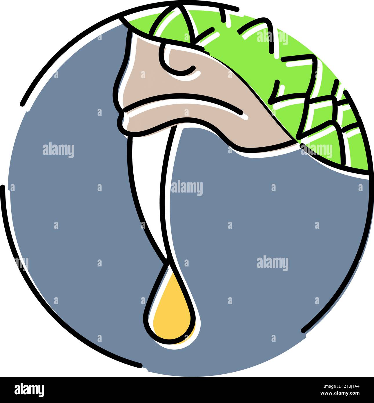 venomous snake animal color icon vector illustration Stock Vector Image ...