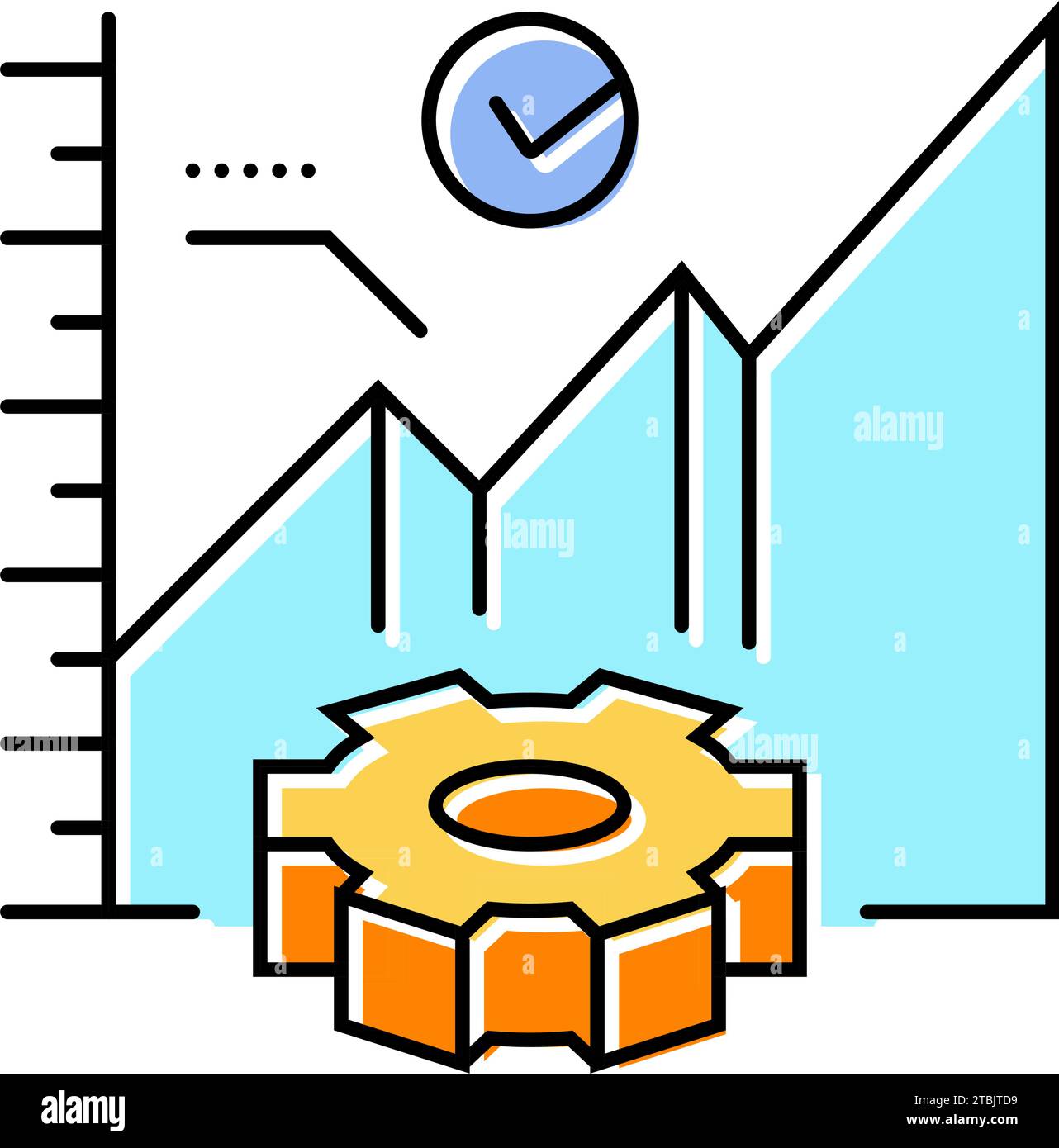 efficiency improvement manufacturing engineer color icon vector ...