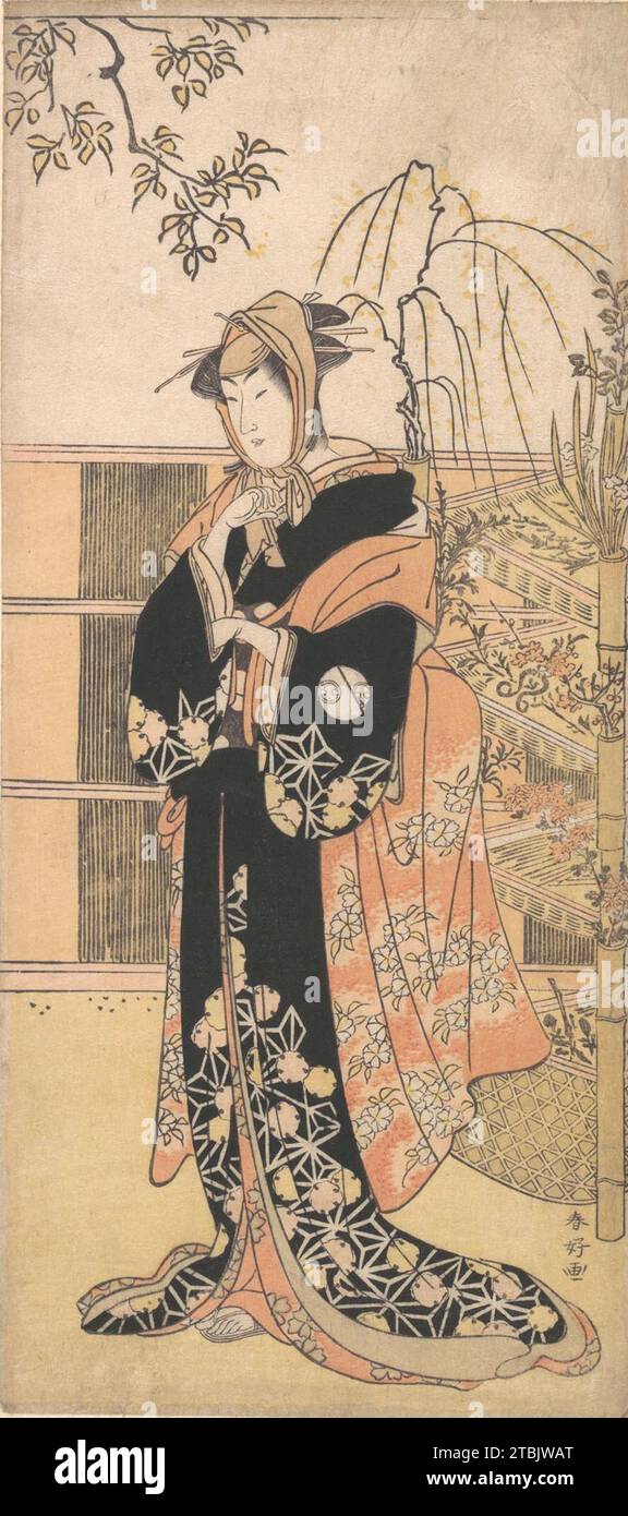 Kabuki Actor Segawa Kikunojo III in a Womans Role 1936 by Katsukawa ...