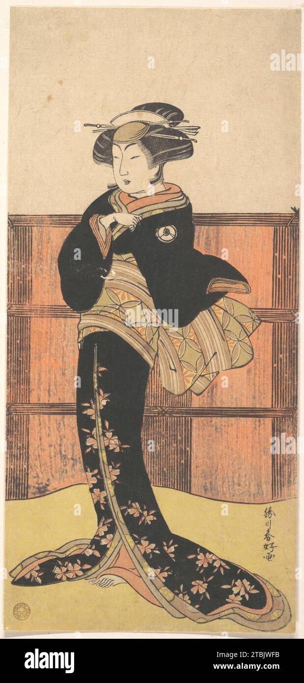 Kabuki Actor Iwai Hanshiro IV 1918 by Katsukawa Shunko Stock Photo - Alamy