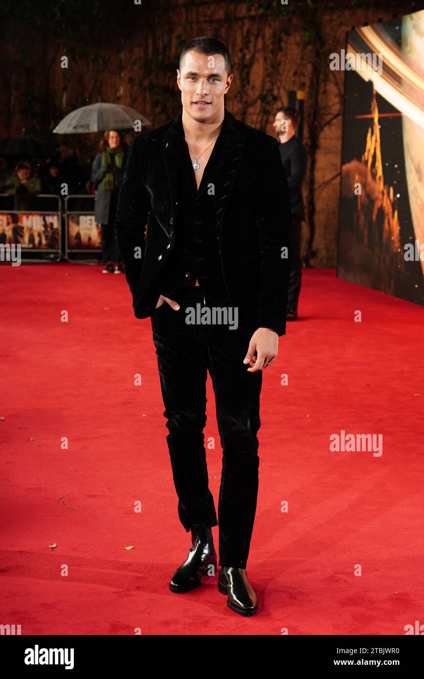 Staz Nair arrives at the London premiere of Rebel Moon - Part One: A ...