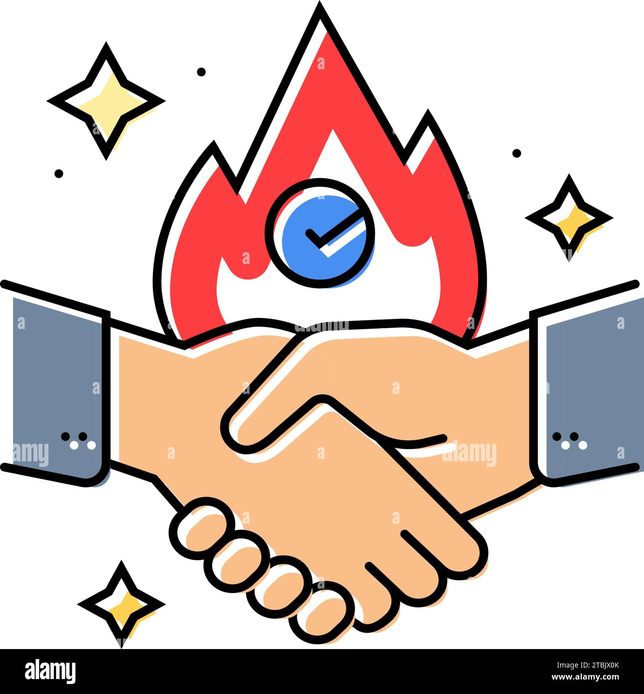 dedication flame succes challenge color icon vector illustration Stock ... dedication flame succes challenge color icon vector illustration Stock ...