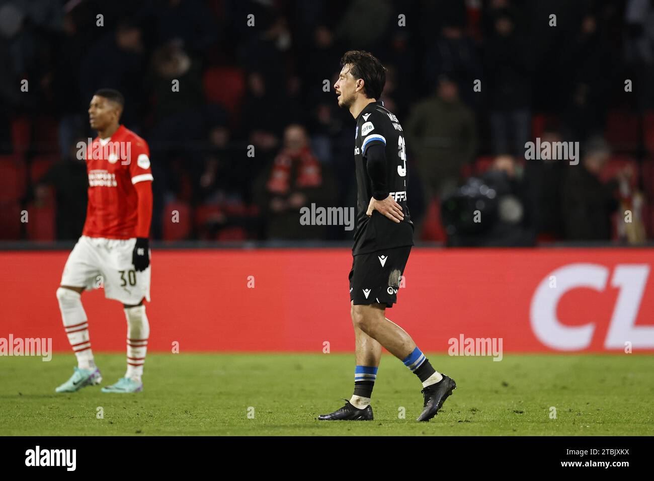 EINDHOVEN - Thom Haye of SC Heerenveen is disappointed during the Dutch ...