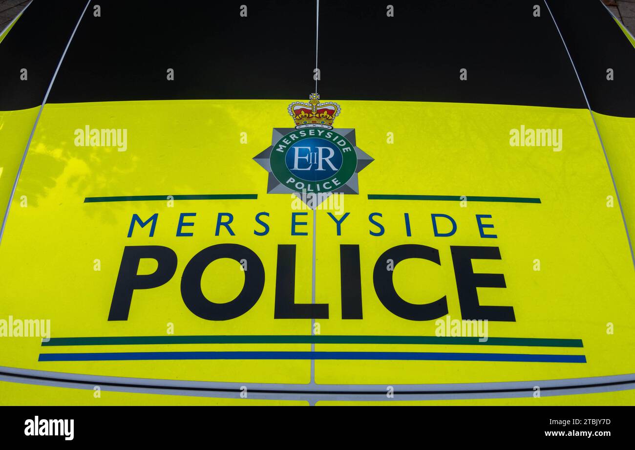 Merseyside Police car Stock Photo - Alamy