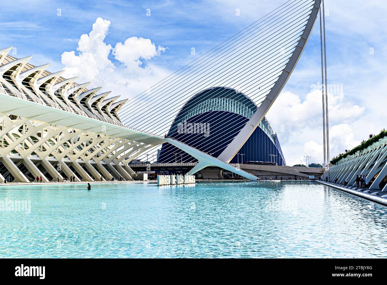 Valencia, Spain, November 20, 2023; Views of the City of Arts and ...
