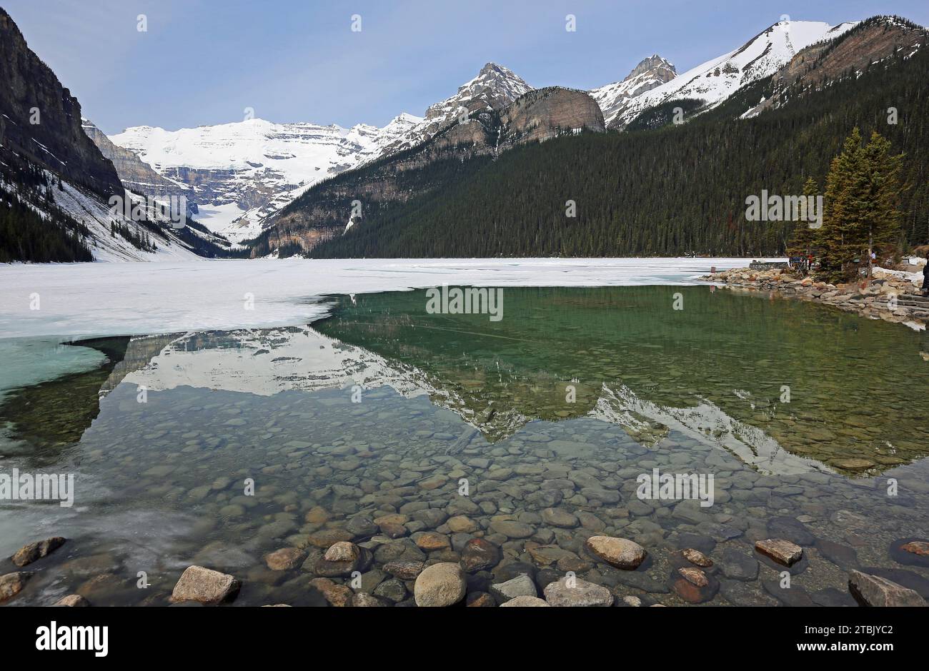 Lake louise reflection on hi-res stock photography and images - Alamy