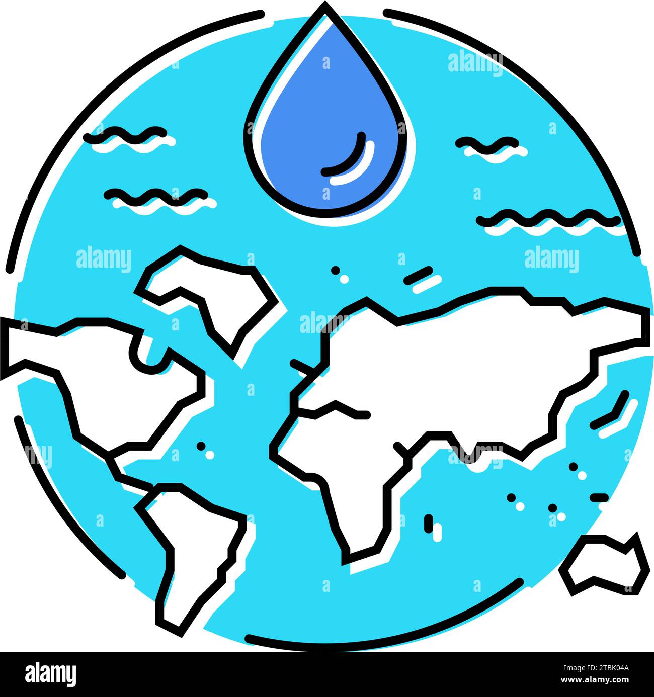 aquifer recharge hydrogeologist color icon vector illustration Stock ...