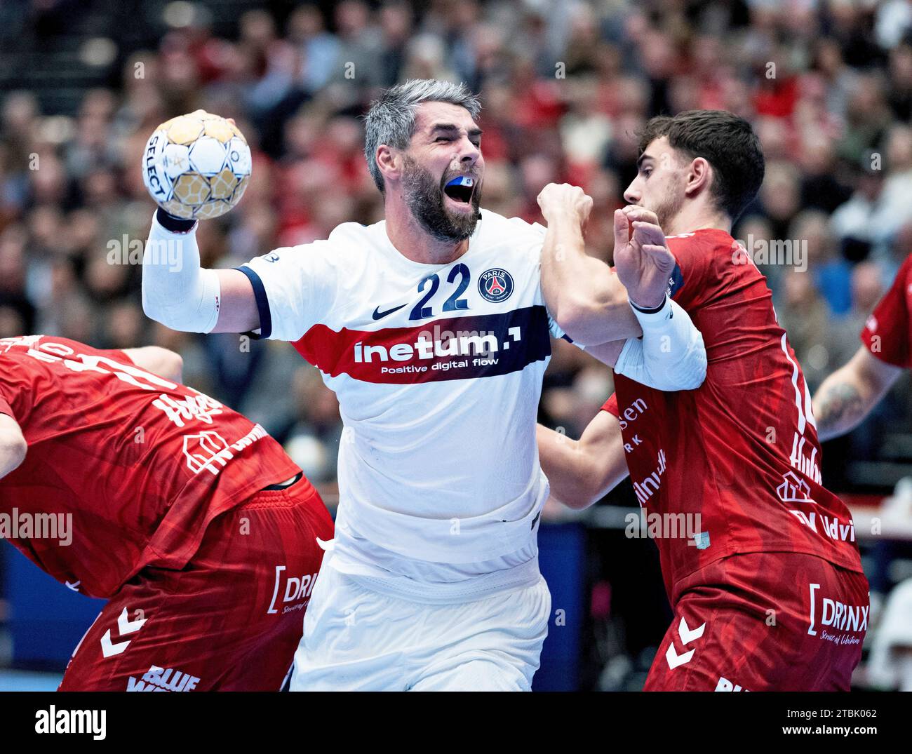 PSGs Luka Karabatic during the EHF Champions League mens handball match ...