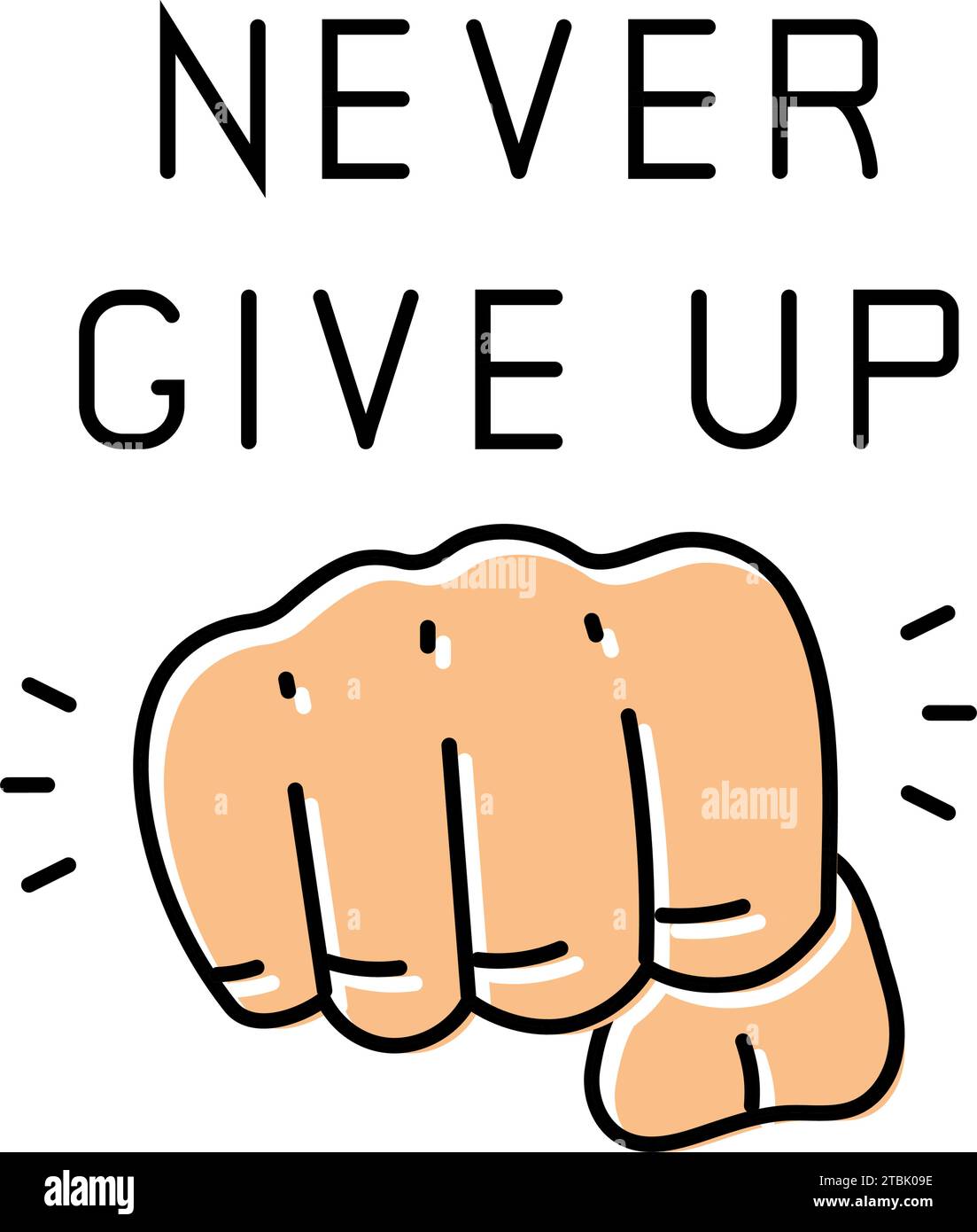 never give up succes challenge color icon vector illustration Stock ... never give up succes challenge color icon vector illustration Stock ...