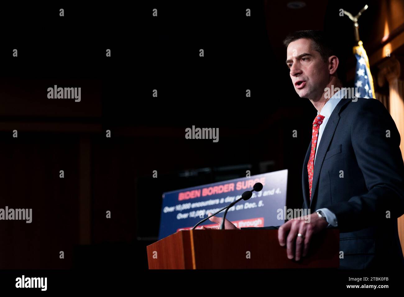 Washington, United States. 07th Dec, 2023. Sen. Tom Cotton, R-AR ...