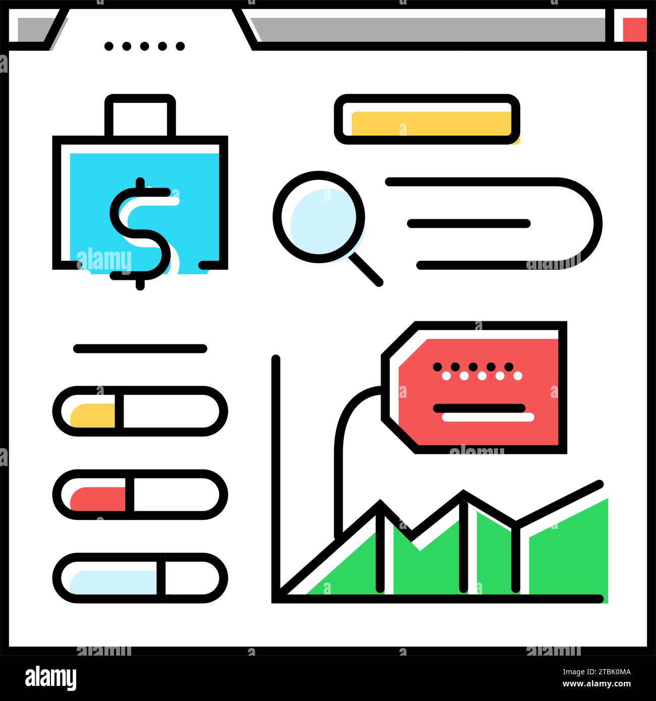 Expense tracking Stock Vector Images - Alamy