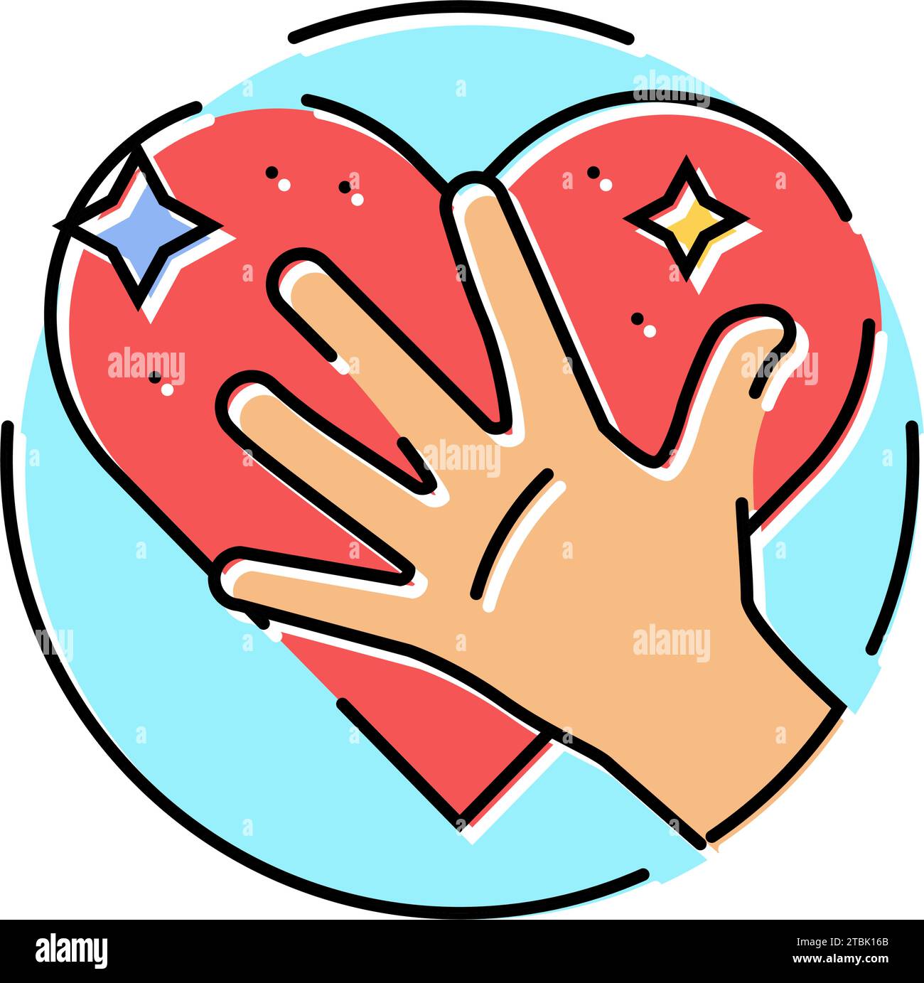 self belief badge motivation color icon vector illustration Stock ...