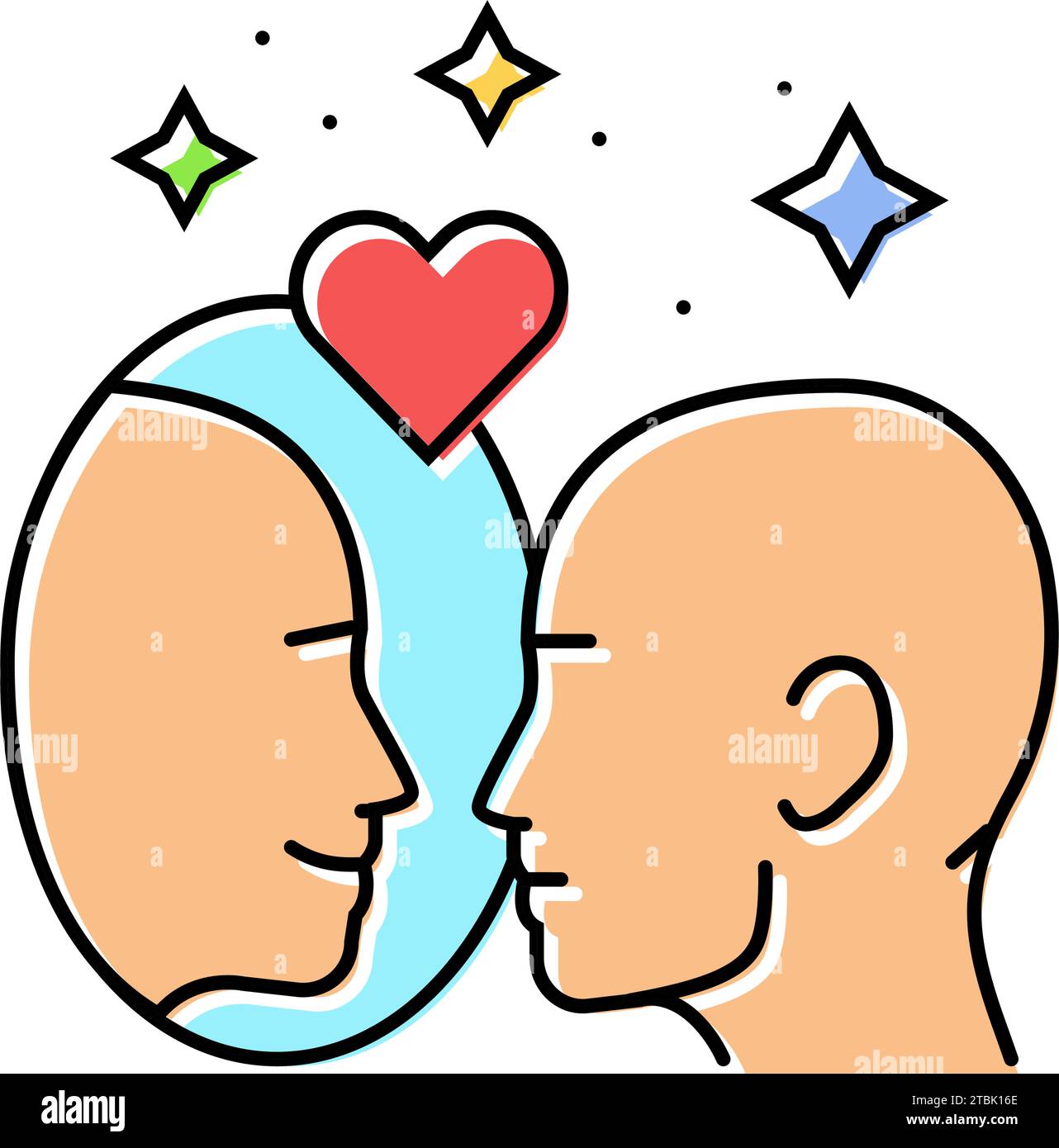 positive affirmations motivation color icon vector illustration Stock ...