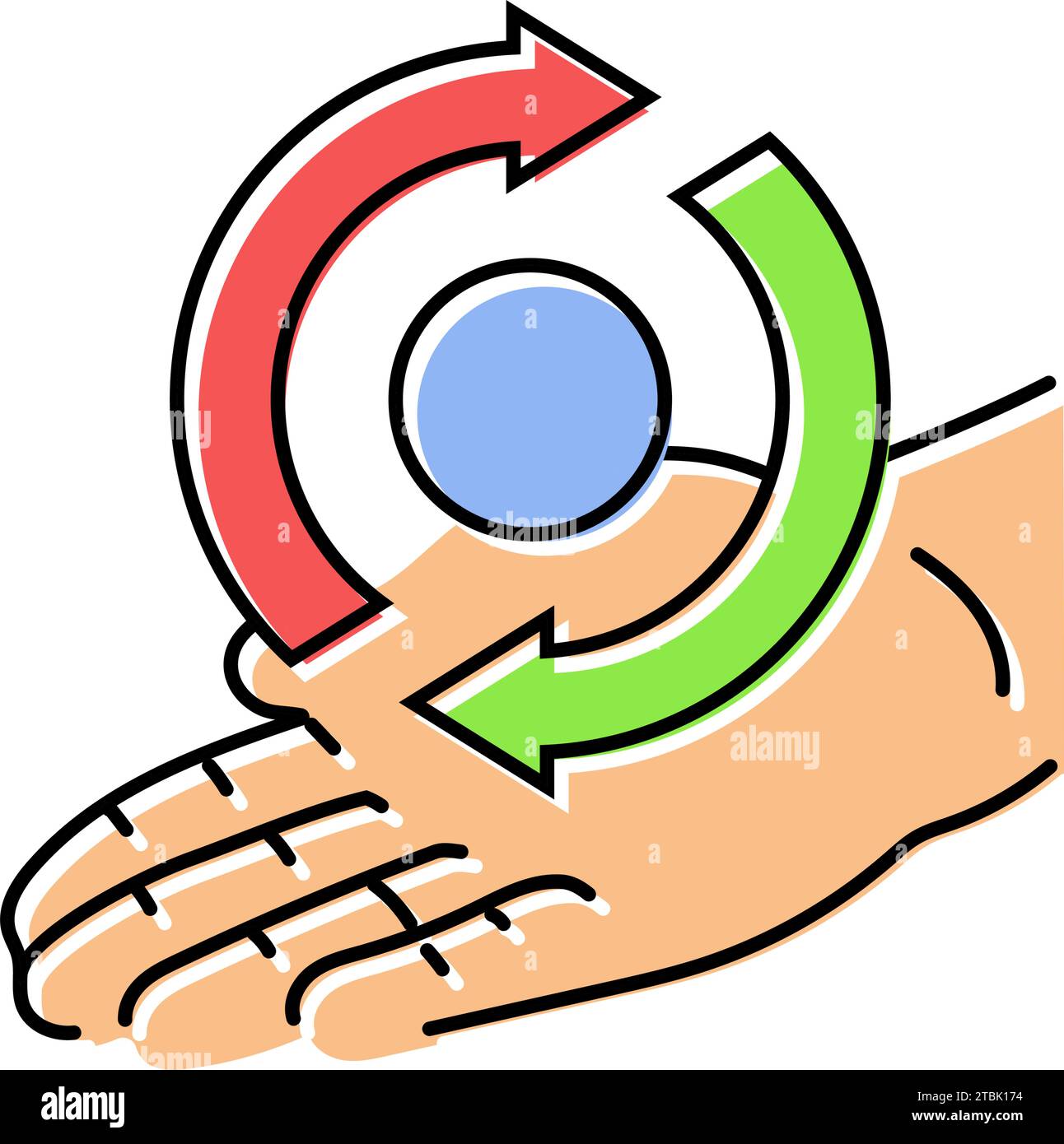 consistency motivation color icon vector illustration Stock Vector Image & Art - Alamy