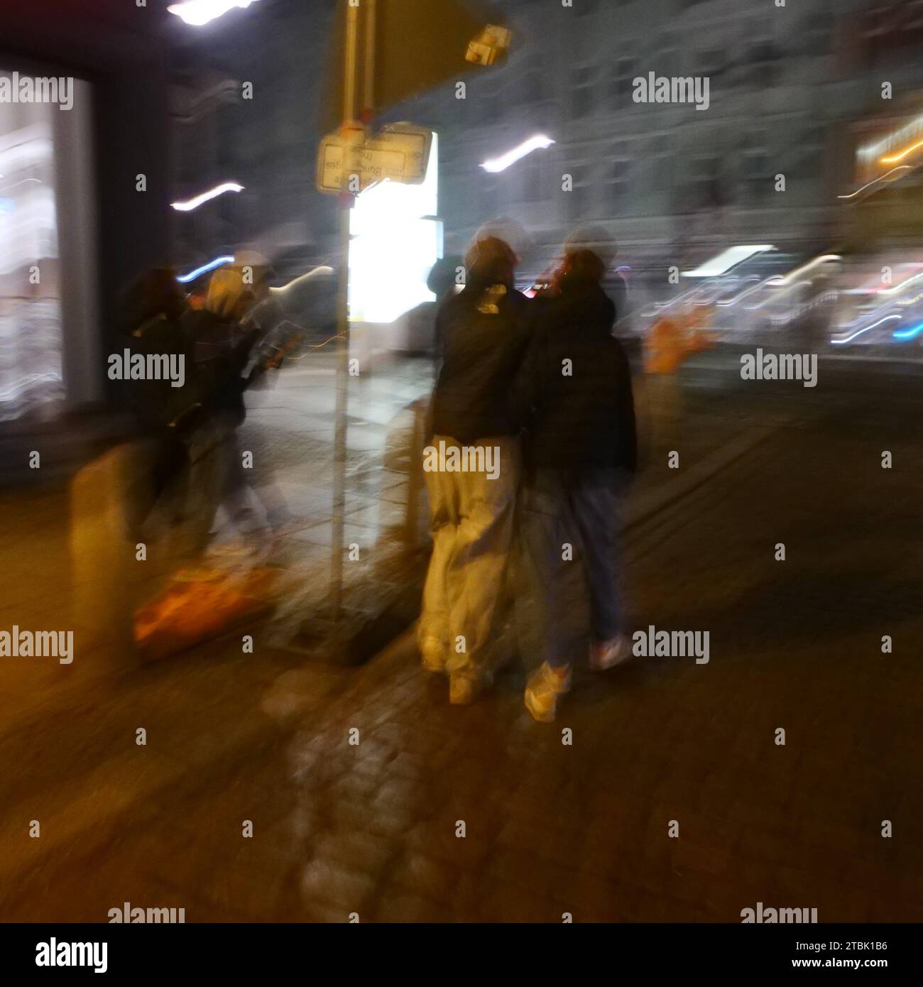 Night view, Mitte area, Berlin, Brandenburg, Germany Stock Photo - Alamy