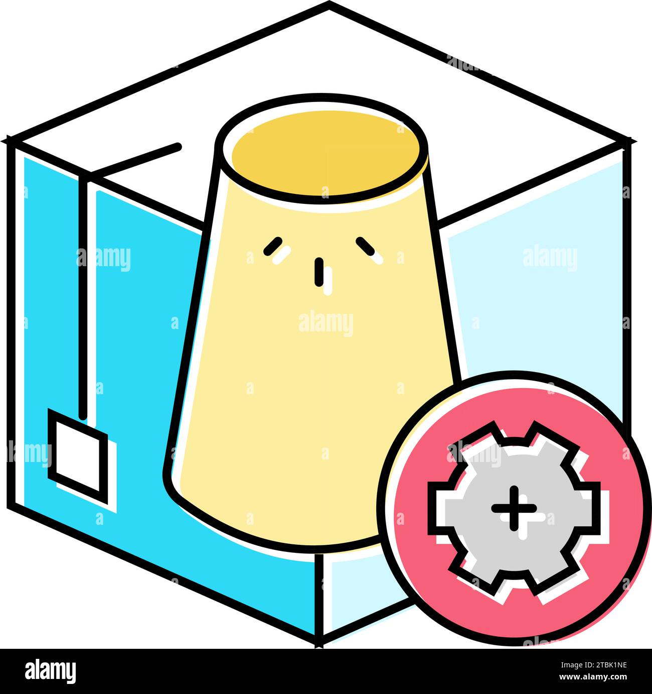 lighting design interior color icon vector illustration Stock Vector ...