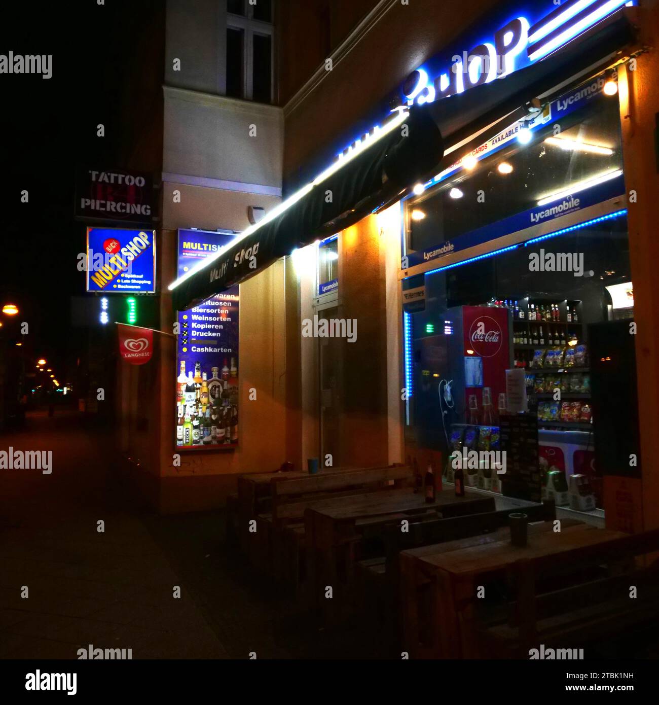 Night view, Mitte area, Berlin, Brandenburg, Germany Stock Photo - Alamy