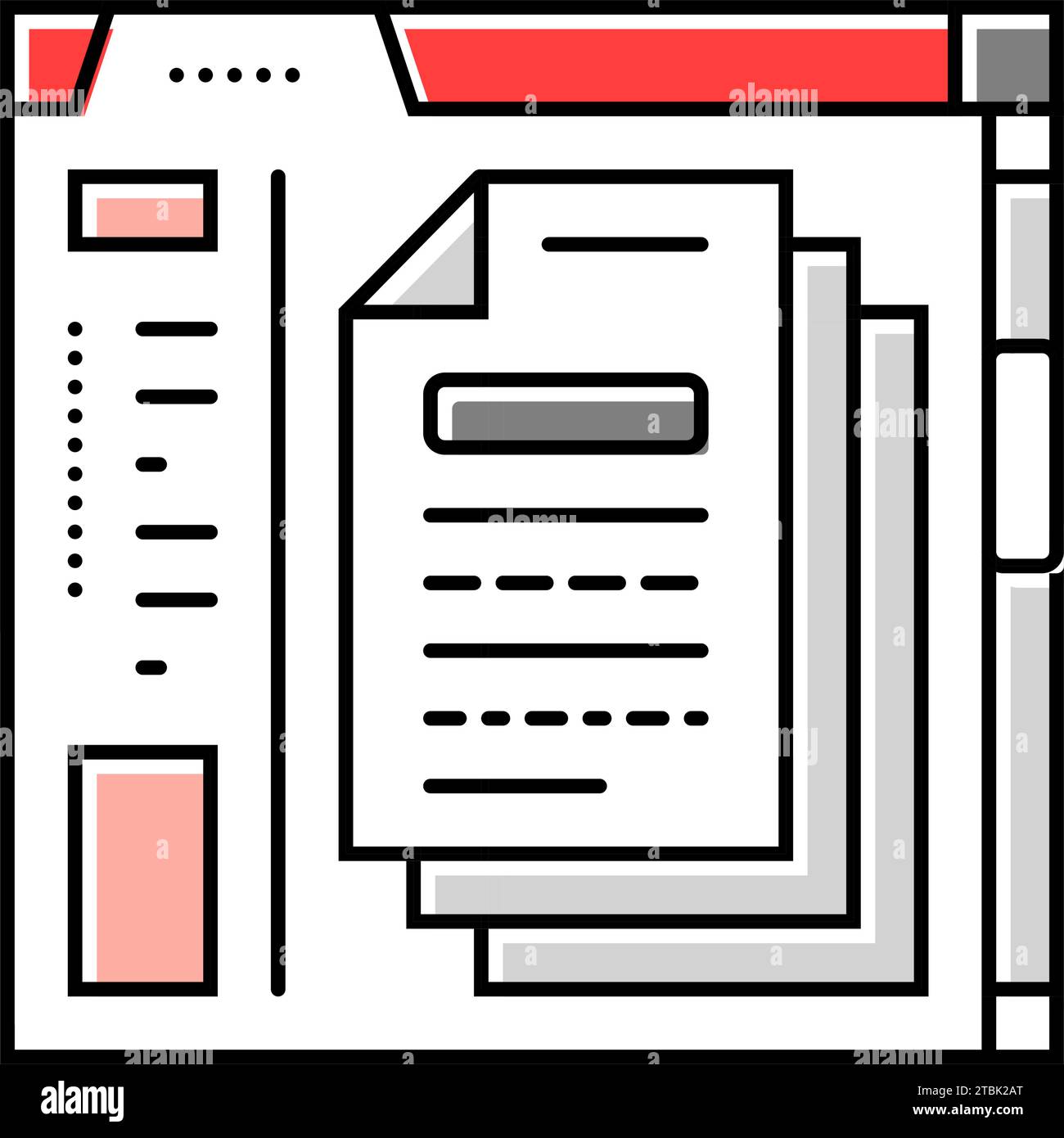 api documentation technical writer color icon vector illustration Stock ... api documentation technical writer color icon vector illustration Stock ...