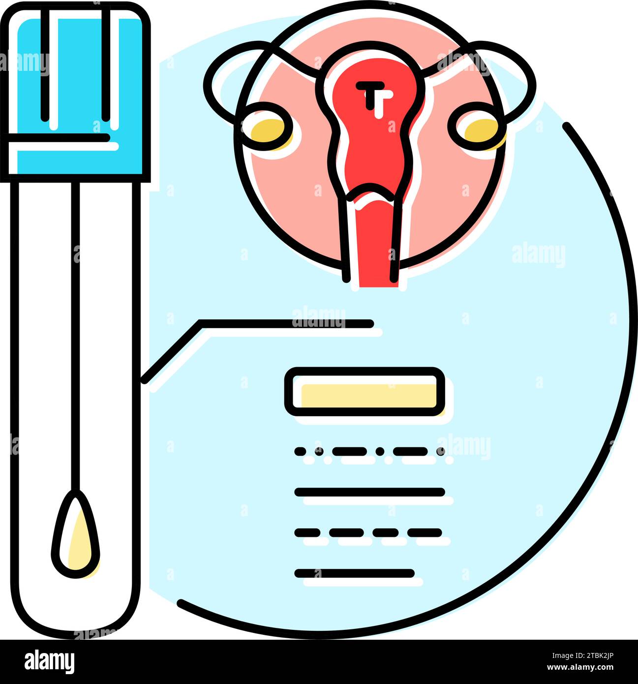 pap smear gynecologist color icon vector illustration Stock Vector ...