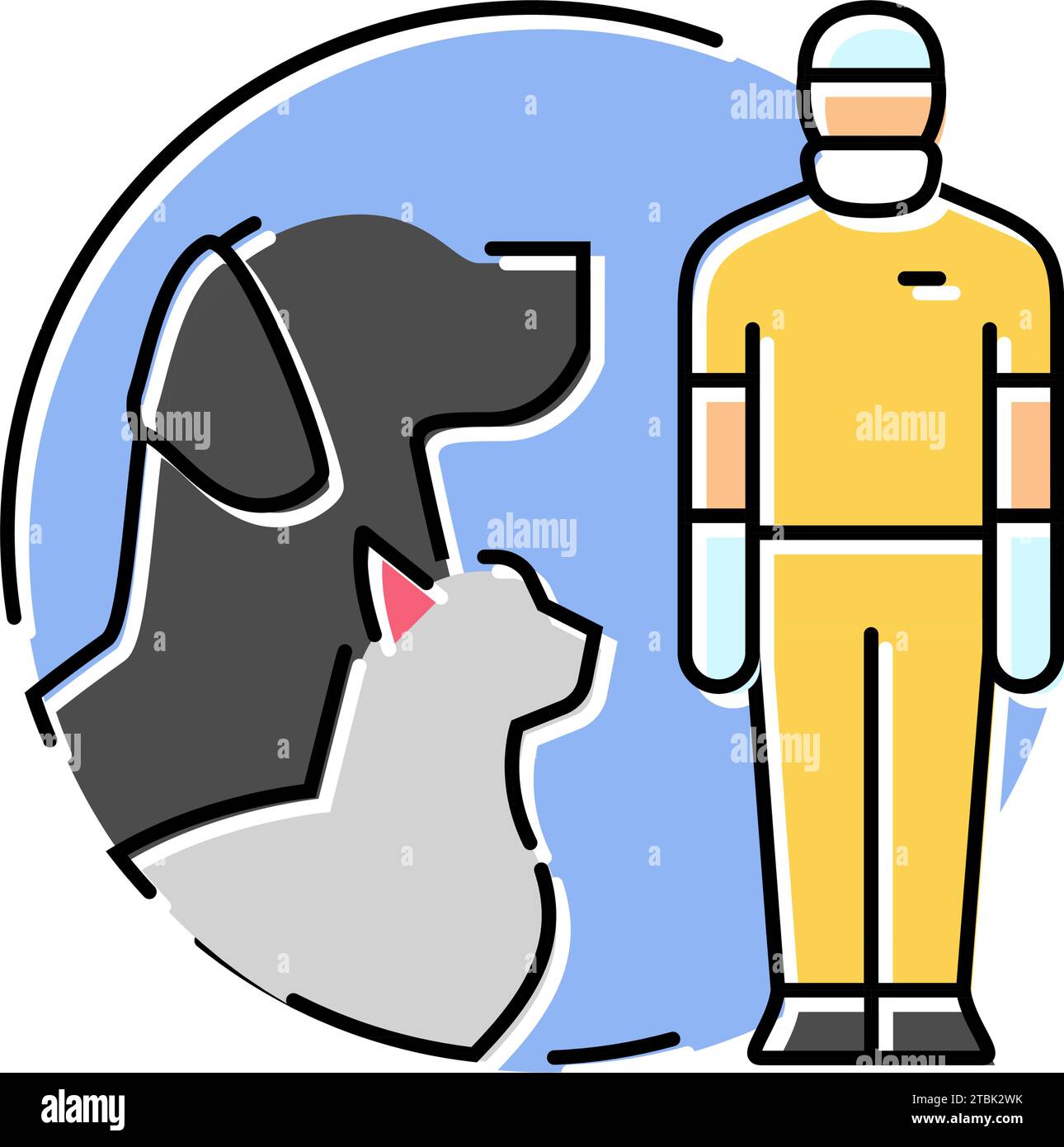Veterinary clinic assistant Stock Vector Images - Alamy
