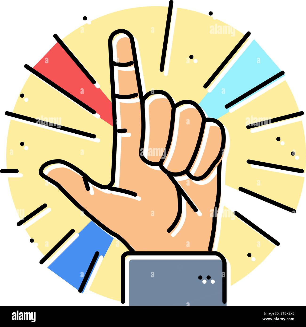 confidence boost succes challenge color icon vector illustration Stock ...