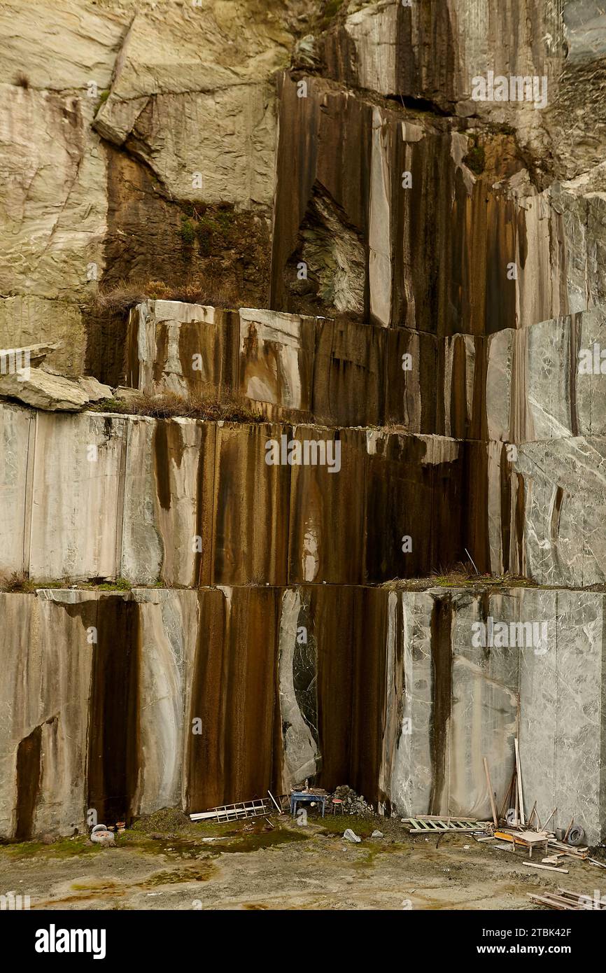 Tinos marble Mine quarry Stock Photo - Alamy