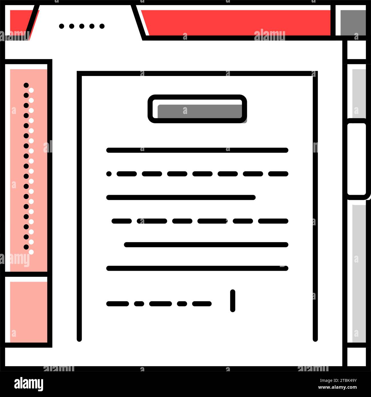 writing manuals technical writer color icon vector illustration Stock Vector Image & Art - Alamy