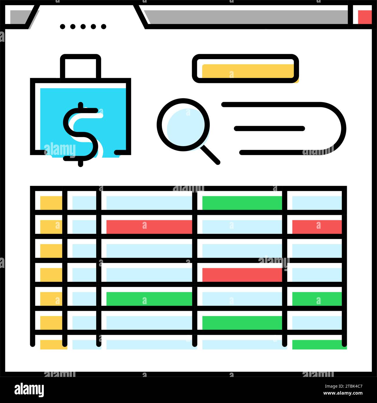audit trail color icon vector illustration Stock Vector Image & Art - Alamy