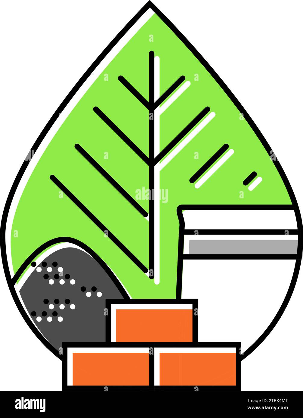 Alternative building materials Stock Vector Images - Alamy