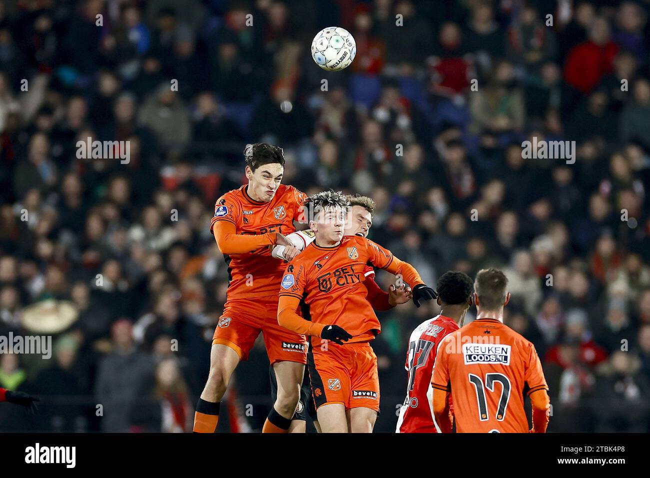 ROTTERDAM - (l-r) Josh Flint of FC Volendam, Zach Booth of FC Volendam ...