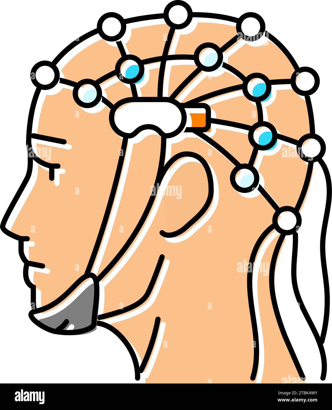 Eeg patient Stock Vector Images - Alamy