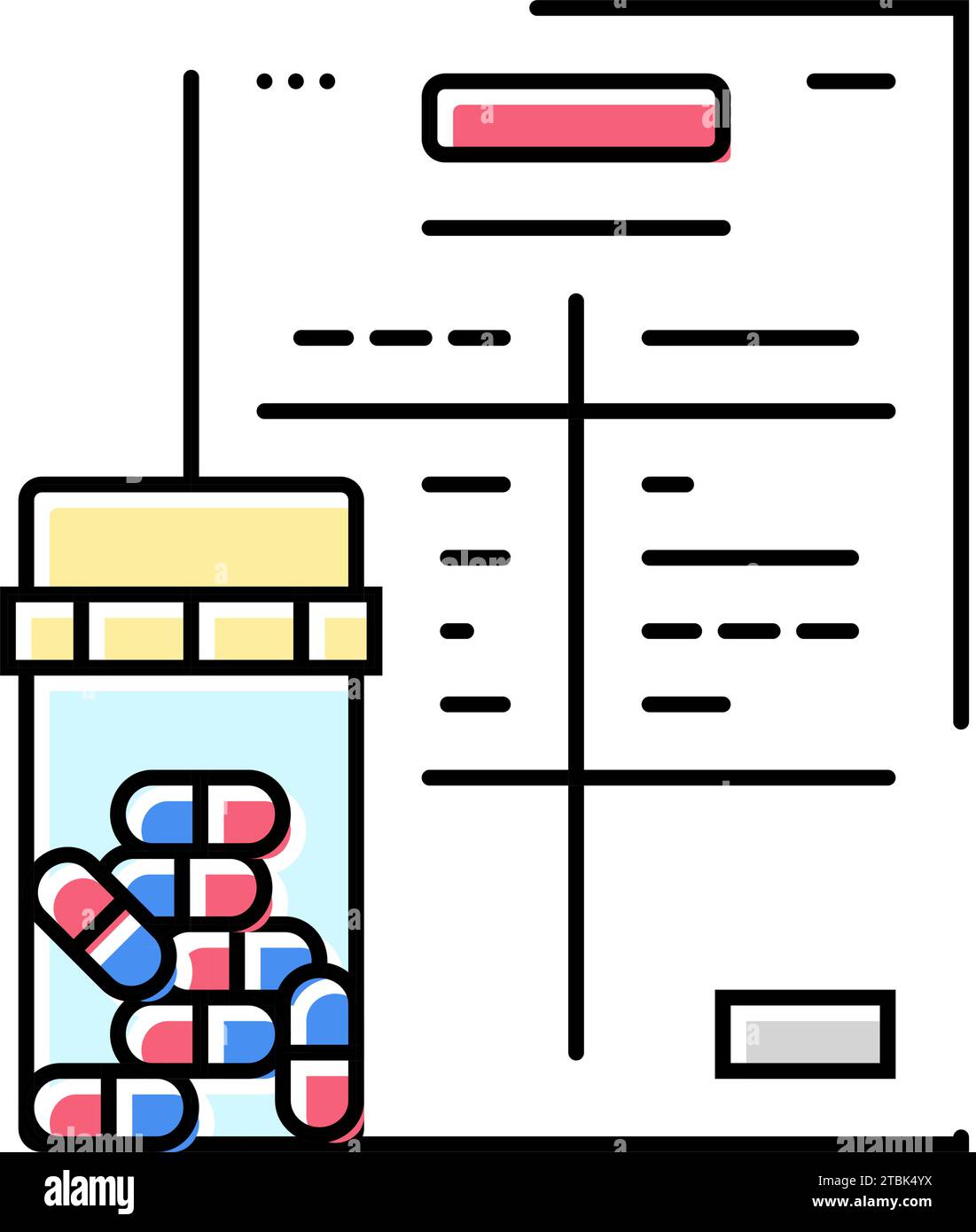 drug information pharmacist color icon vector illustration Stock Vector ...