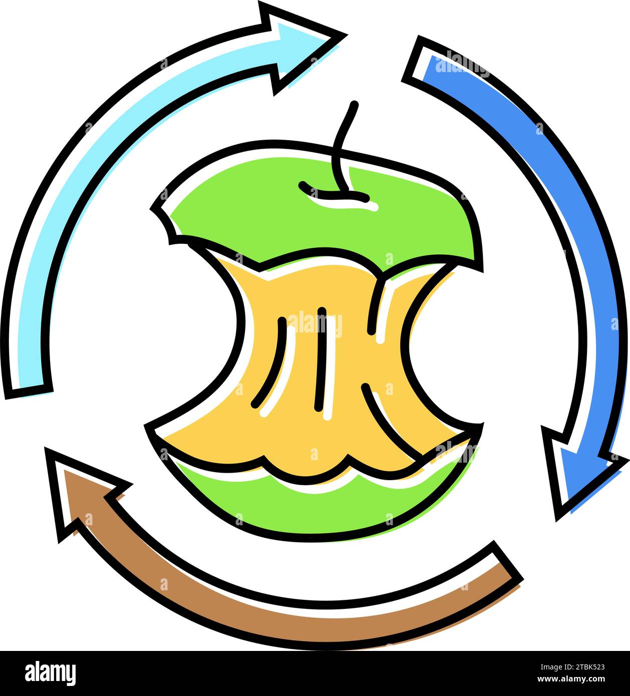 composting green living color icon vector illustration Stock Vector ... composting green living color icon vector illustration Stock Vector ...