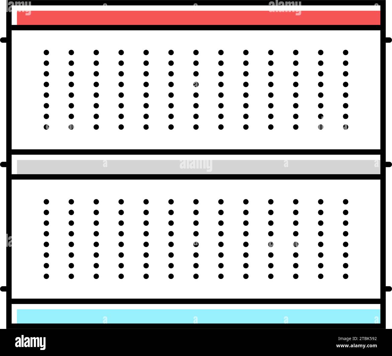 breadboard prototyping electronics color icon vector illustration Stock ...