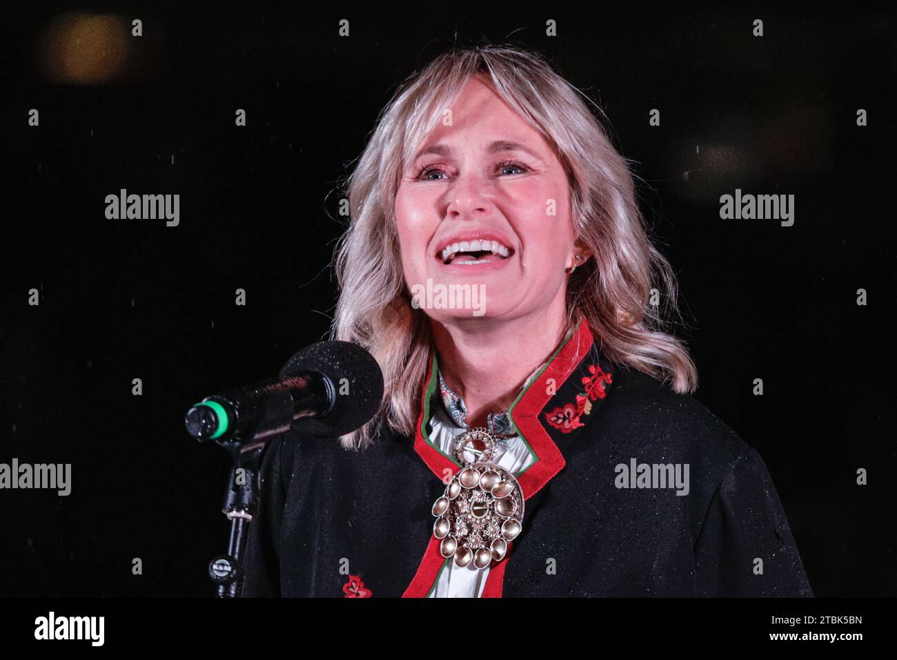 London, UK. 07th Dec, 2023. Mayor of Oslo Anne Lindboe. The annual ...