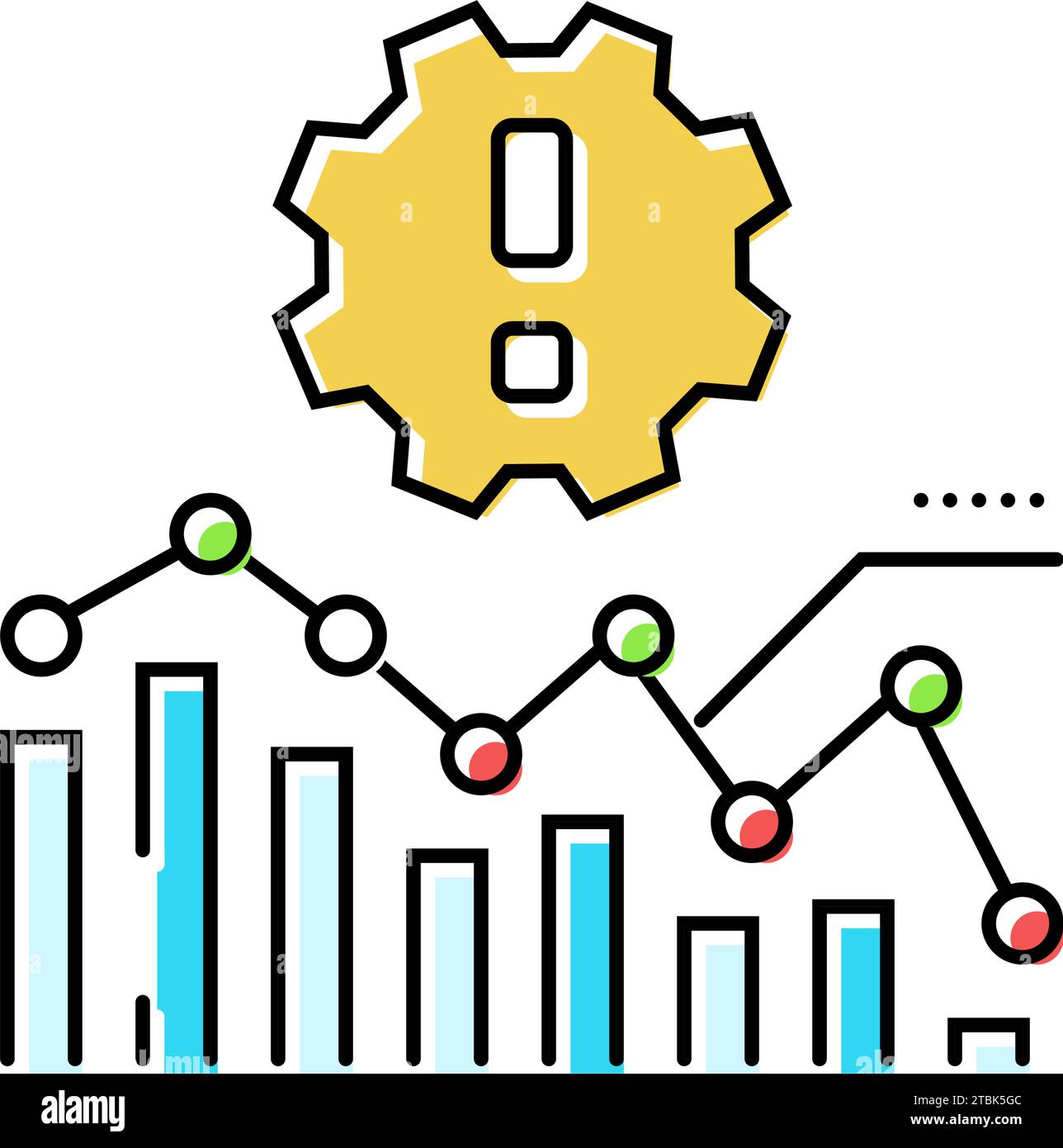 trends risk color icon vector illustration Stock Vector Image & Art - Alamy