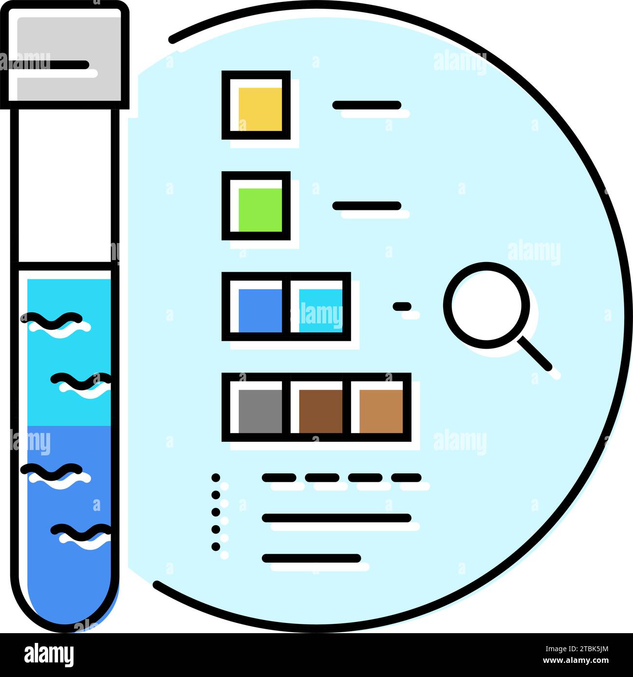 borehole logging hydrogeologist color icon vector illustration Stock ...