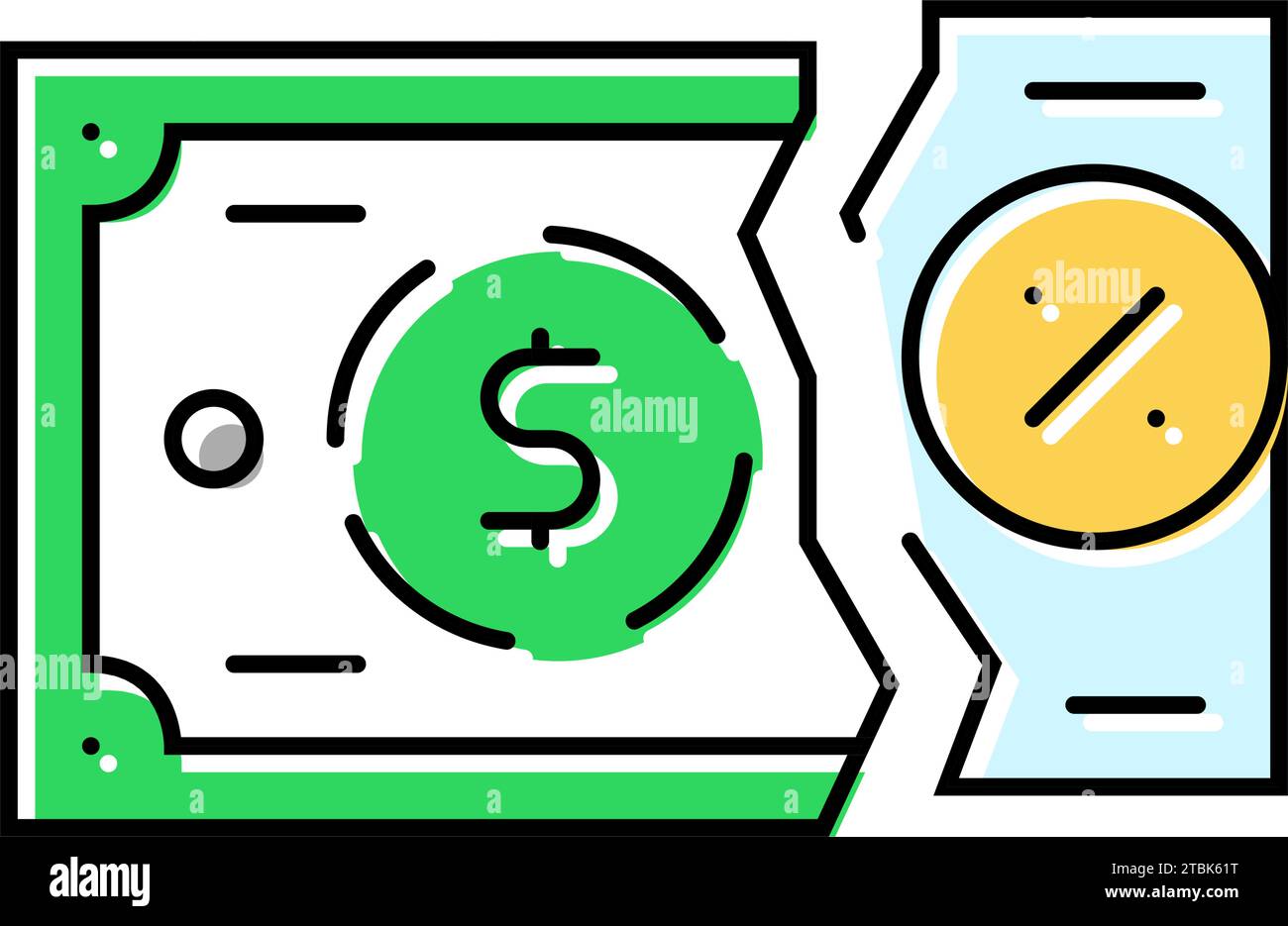 tax deductions color icon vector illustration Stock Vector Image & Art ...