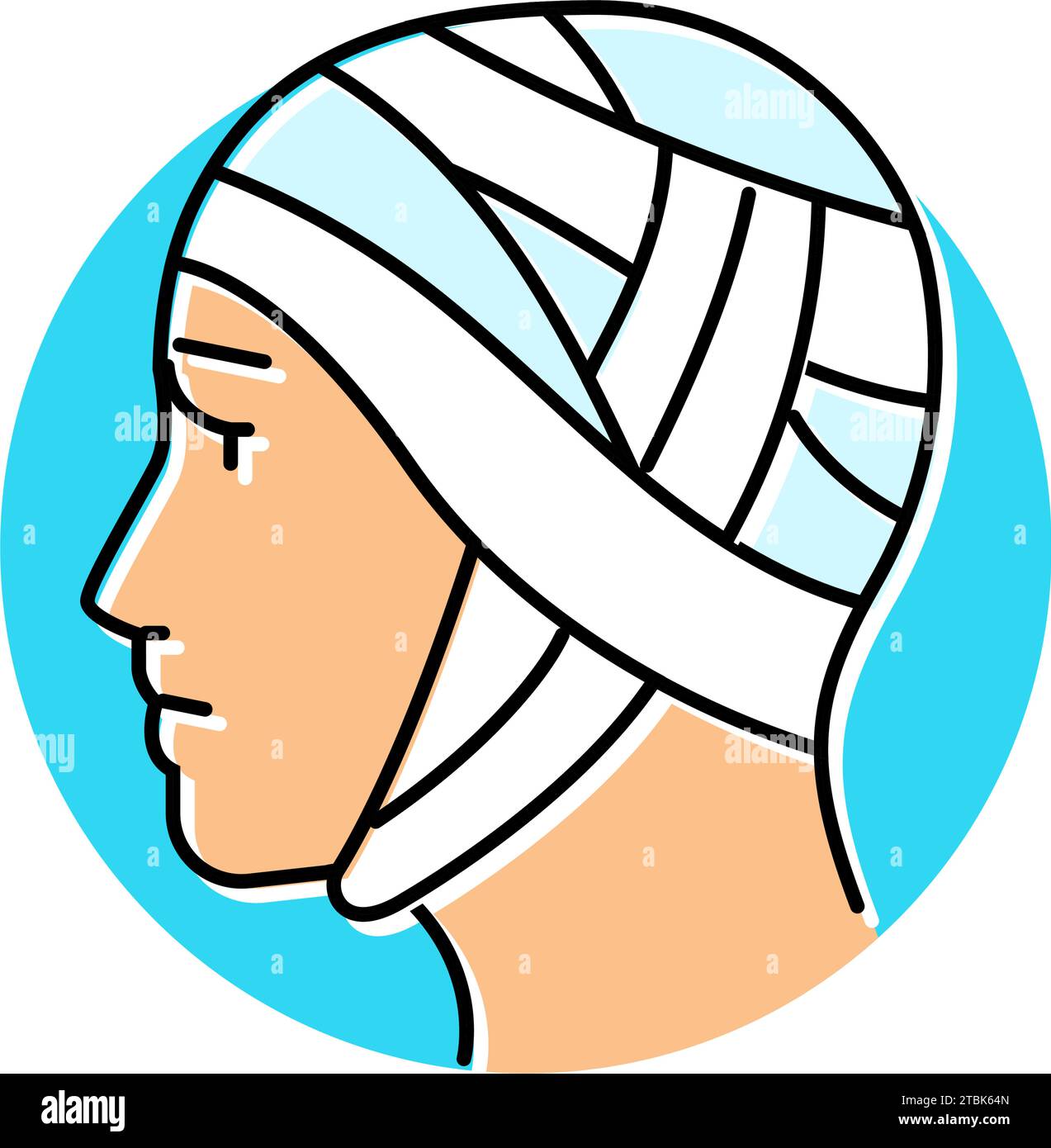 traumatic injuries occupational therapist color icon vector ...
