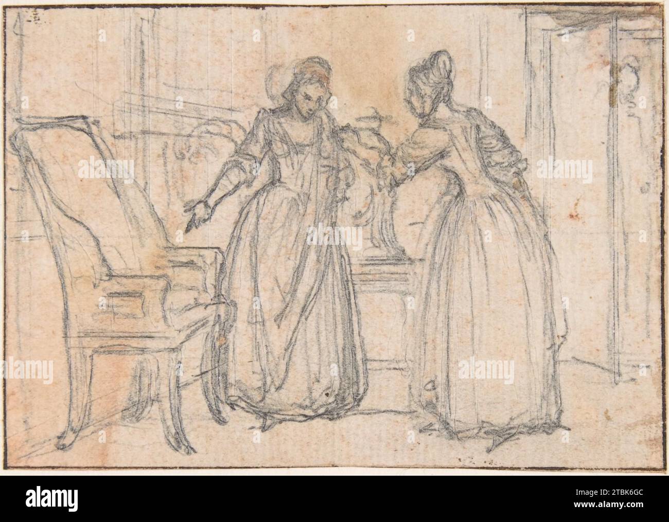 Possible Study for "Songs in the Opera of Flora" 1944 by Hubert ...