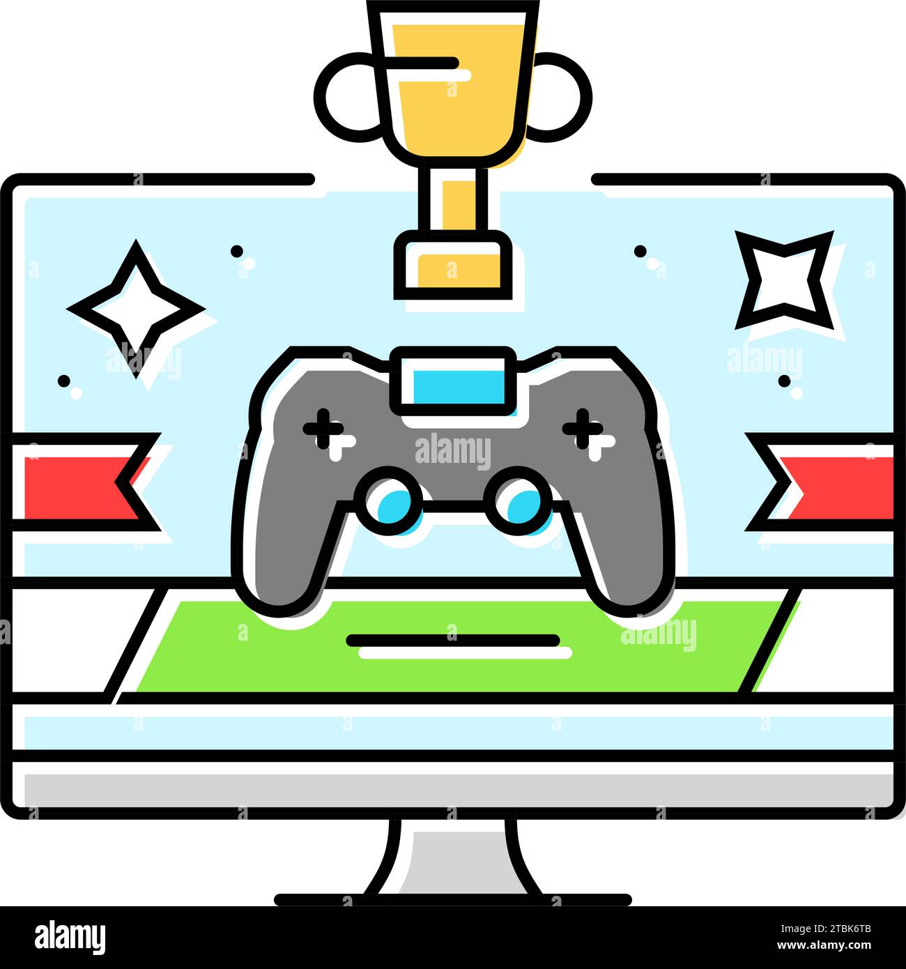 awards game development color icon vector illustration Stock Vector ...