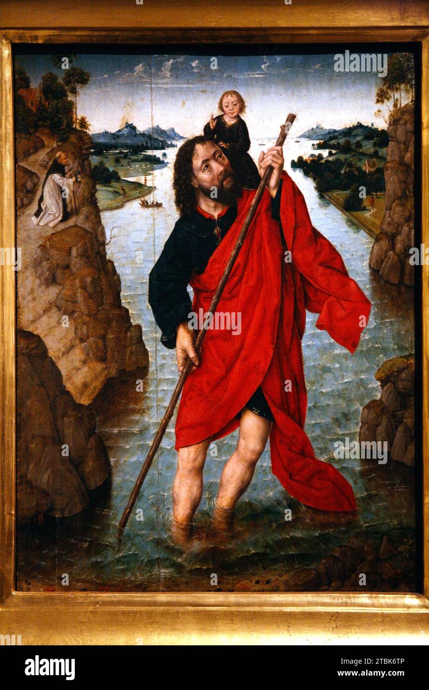 Italy Modena Galleria Estense - Saint Christopher Albrecht Bouts ...
