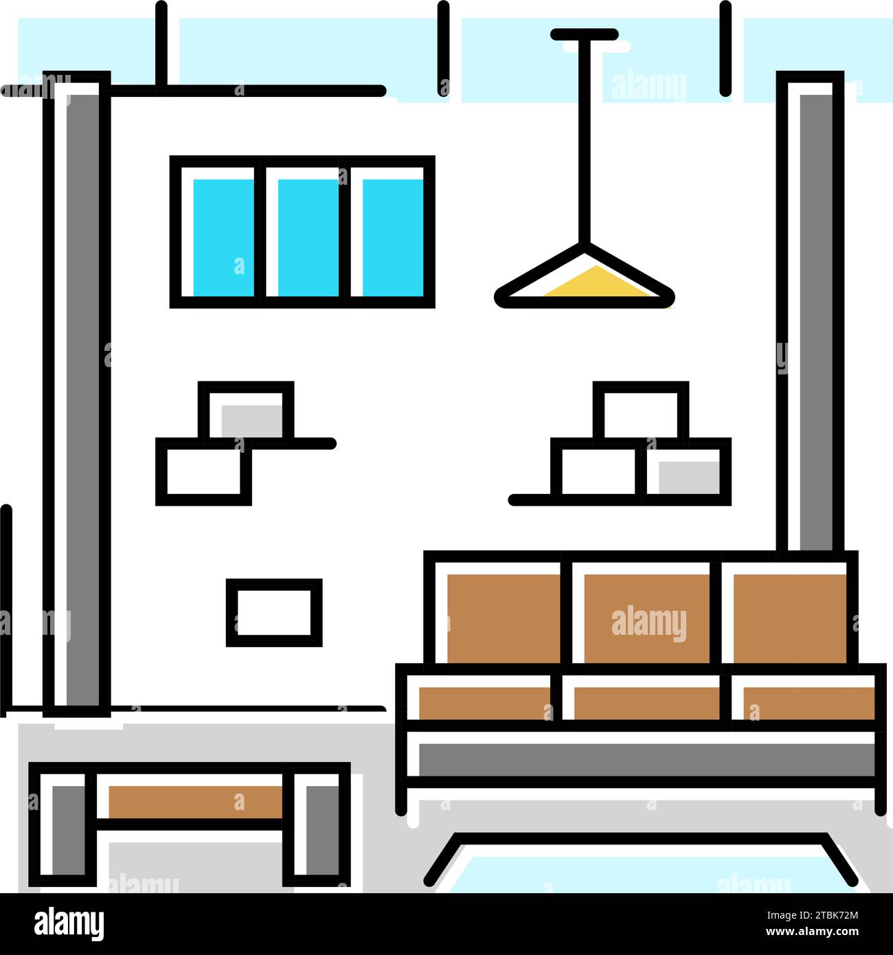 Industrial workspace Stock Vector Images - Alamy