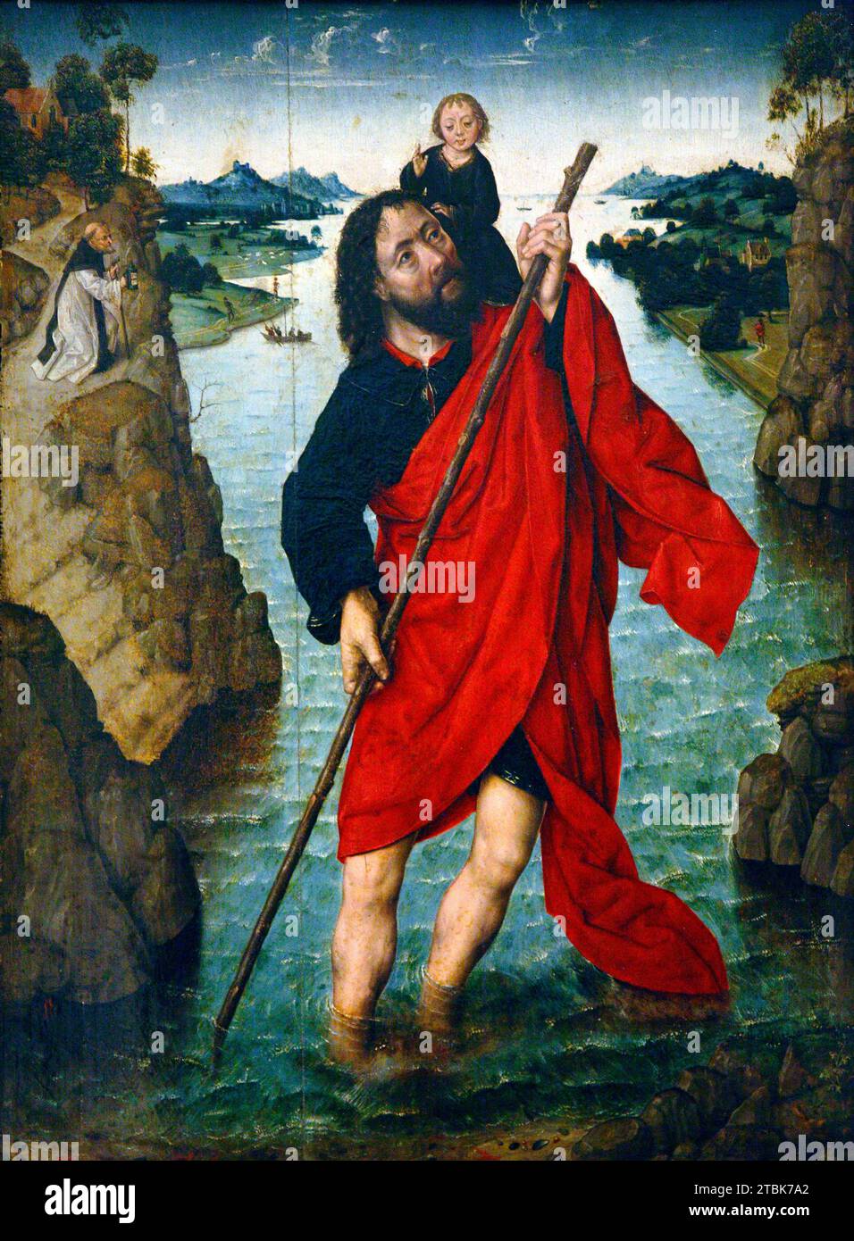 Italy Modena Galleria Estense - Saint Christopher Albrecht Bouts ...