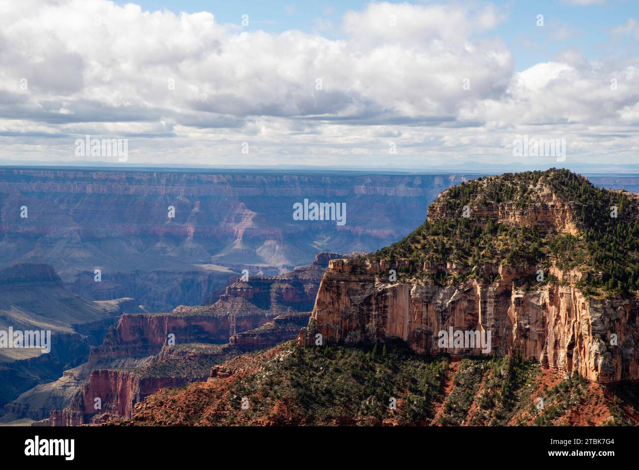 Photograph of the spectacular Grand Canyon, taken from the Bright Angel ...