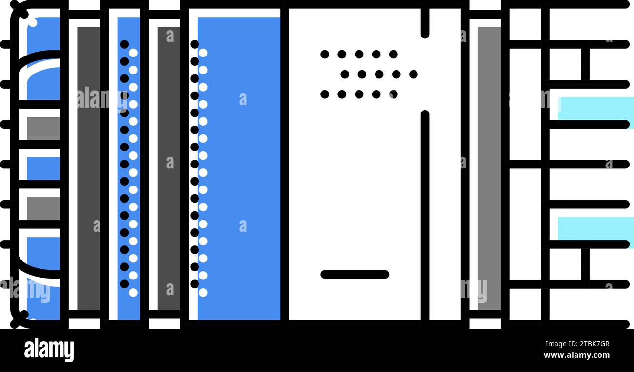 tunnel boring construction vehicle color icon vector illustration Stock ...