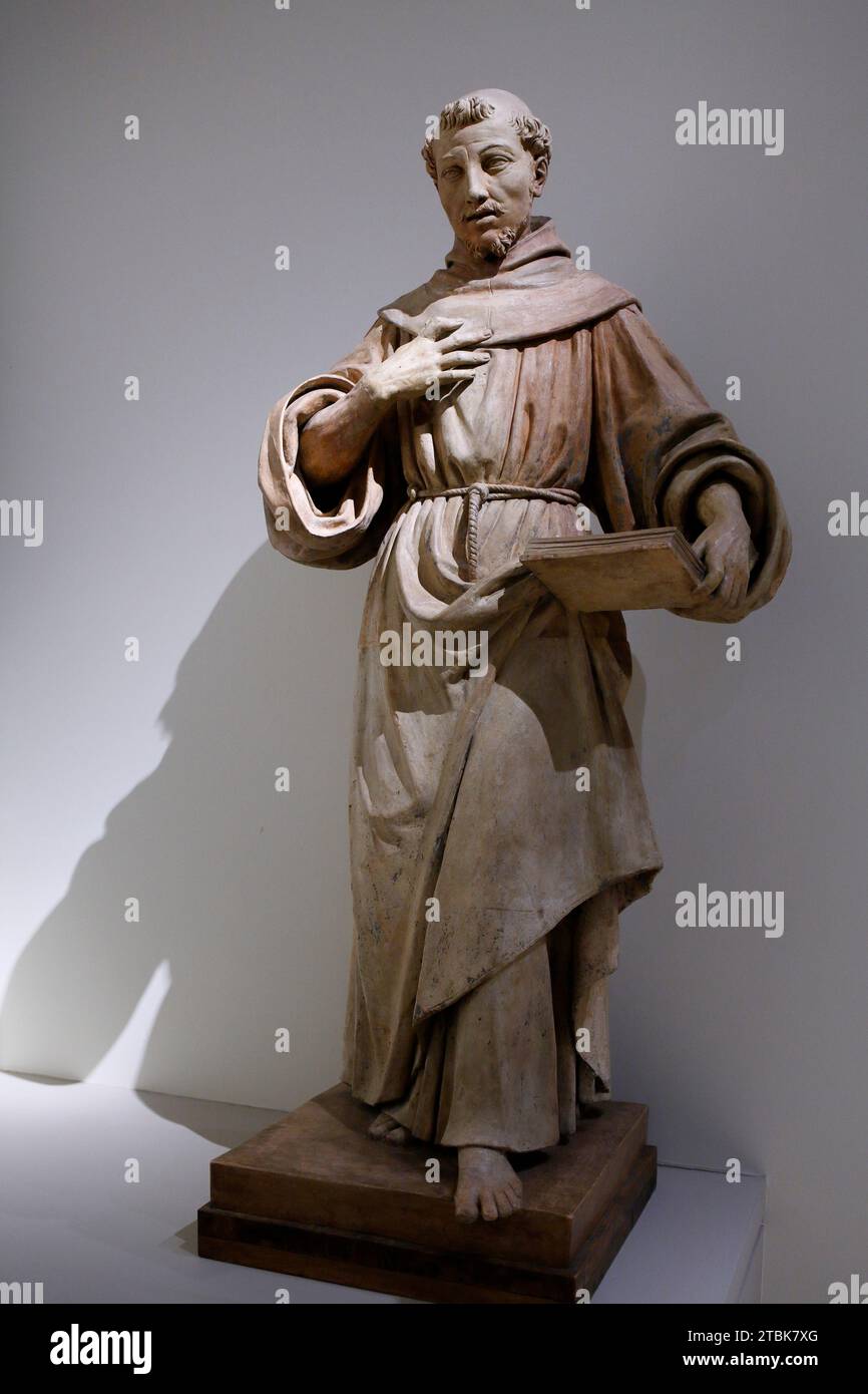 Italy Modena Galleria Estense - Terracotta of Saint Anthony of Padua ...