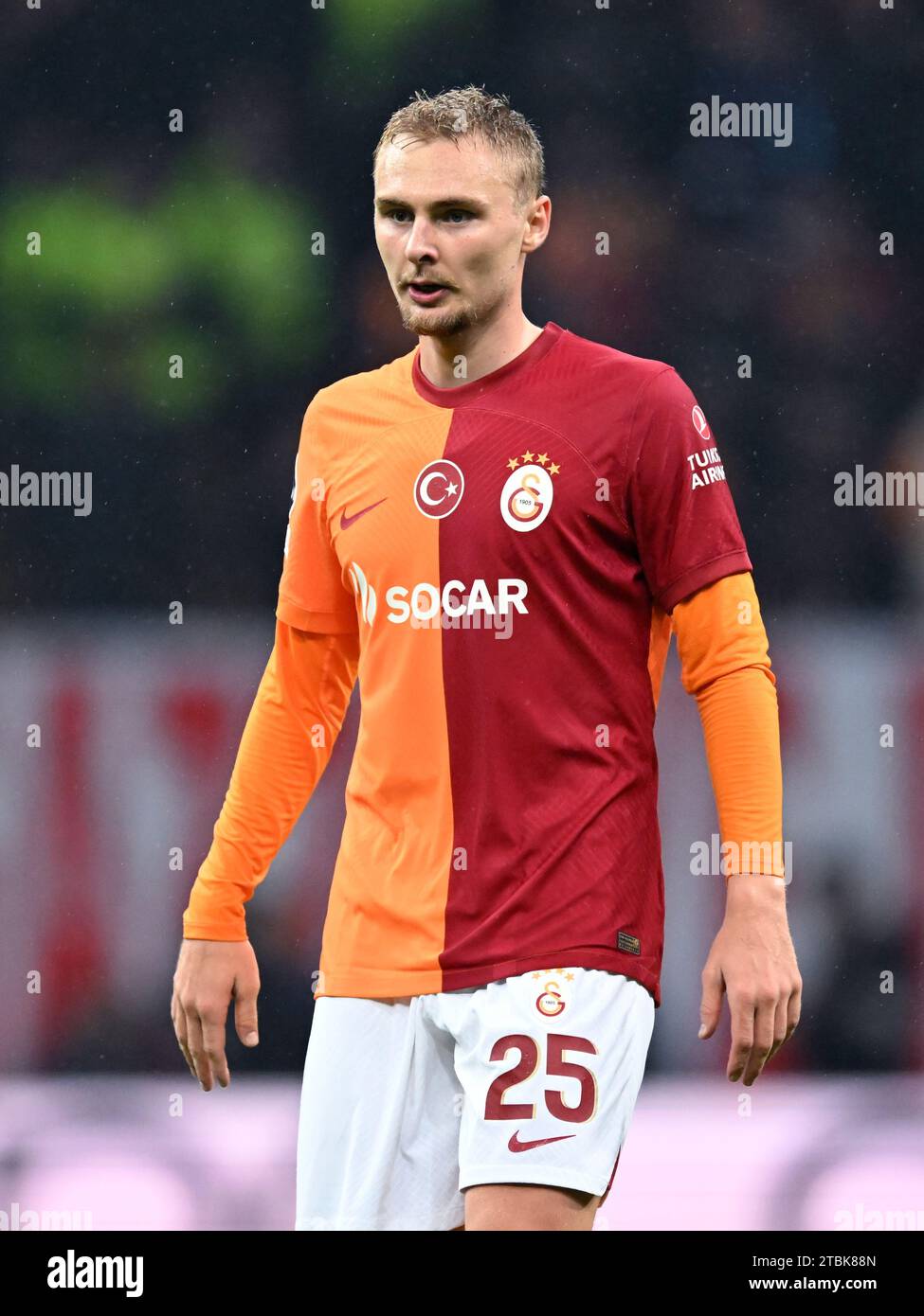 ISTANBUL - Victor Nelsson of Galatasaray during the UEFA Champions ...
