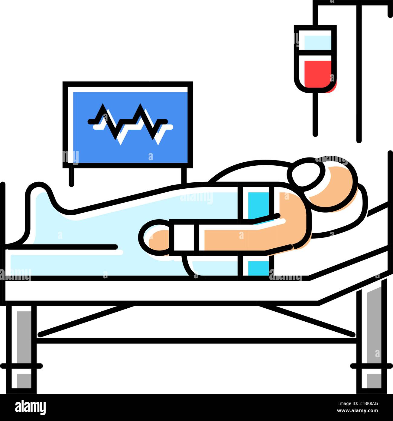 Postoperative recovery Stock Vector Images - Alamy