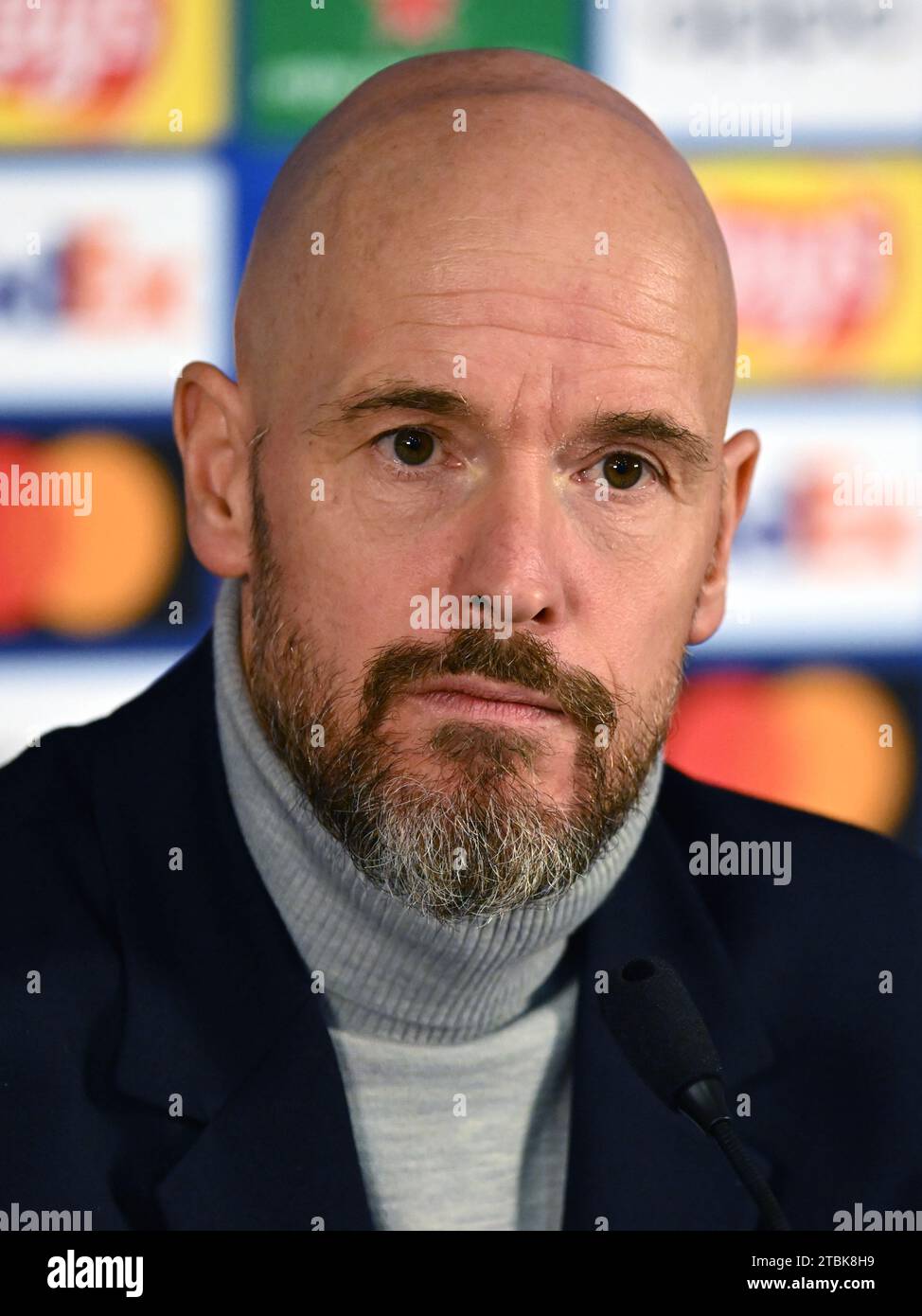 ISTANBUL - Manchester United FC coach manager Erik ten Hag during the ...